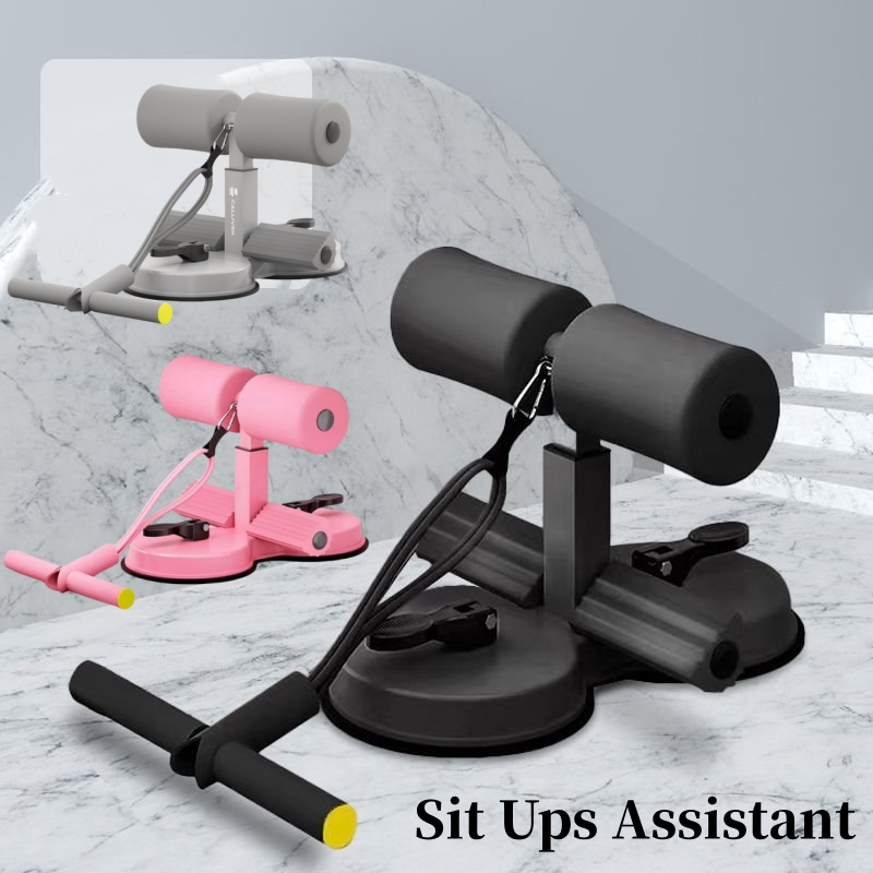Sit Ups Assistant Home Gym Double Suction Sit Up Bar Device Fitness Abs ...
