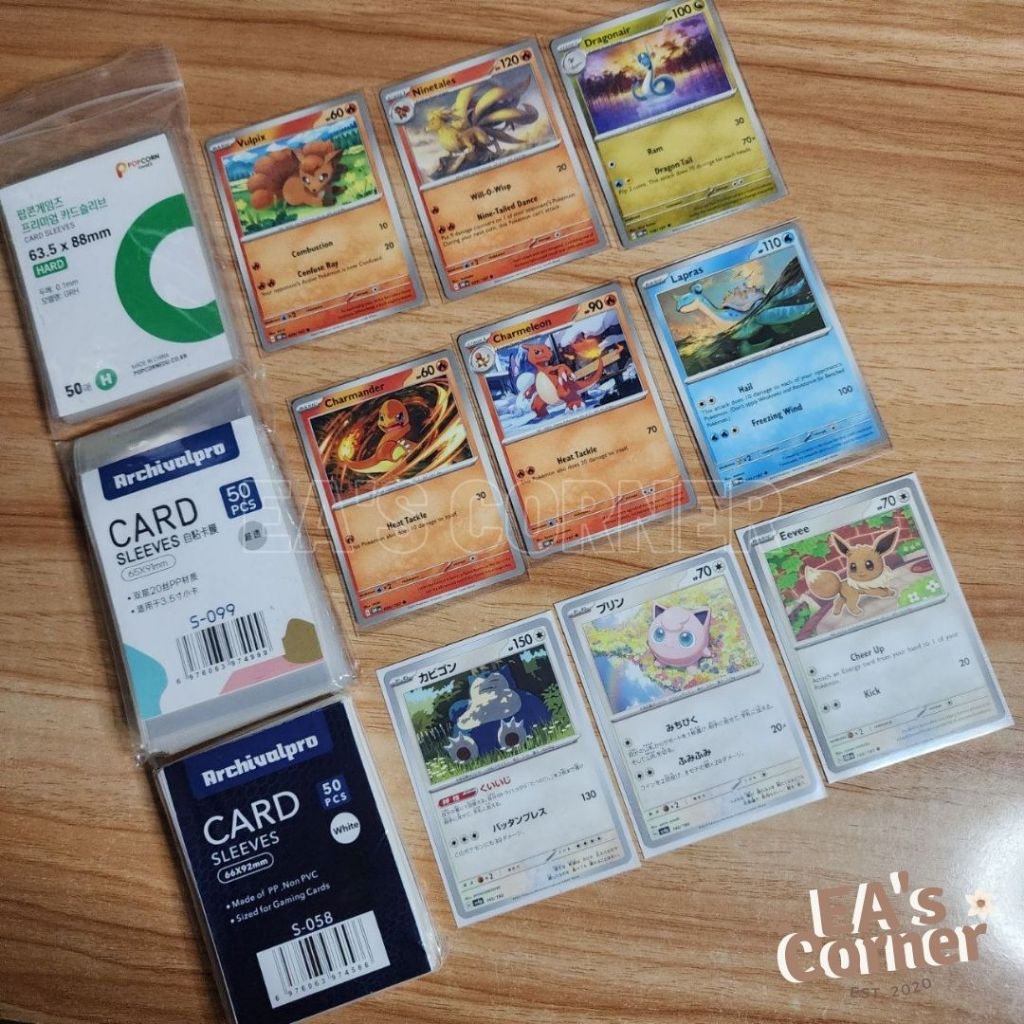 [EA's Corner] Pokemon MTG NBA Card Photocard Sleeves and Binder A4 9 ...