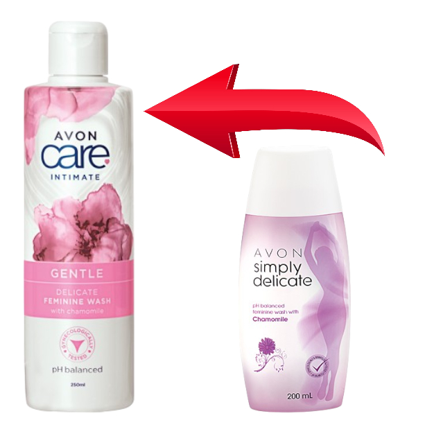 Avon Care Intimate (Simply Delicate) Gentle Feminine Washes 250ml by ...