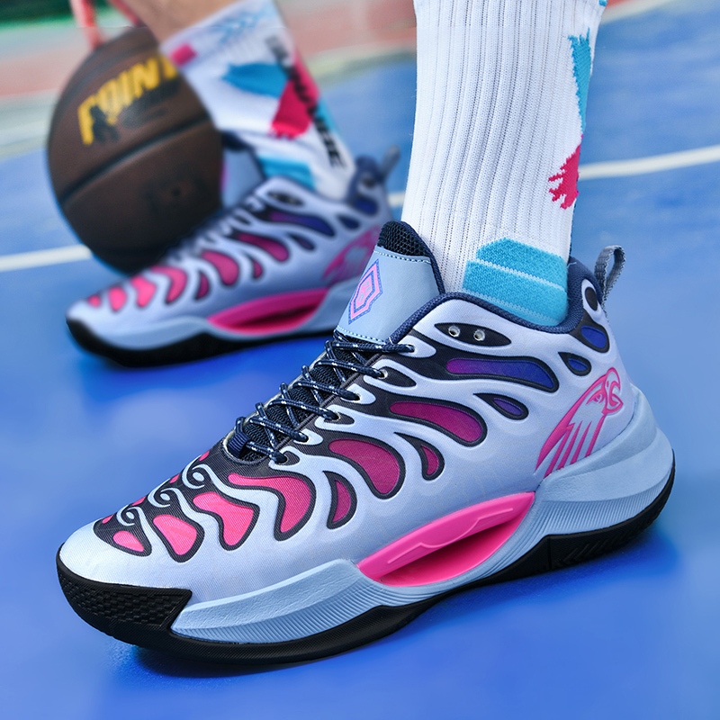 Trendy Basketball Shoes With Spike New Design Glow In The Dark Sizes 41 ...