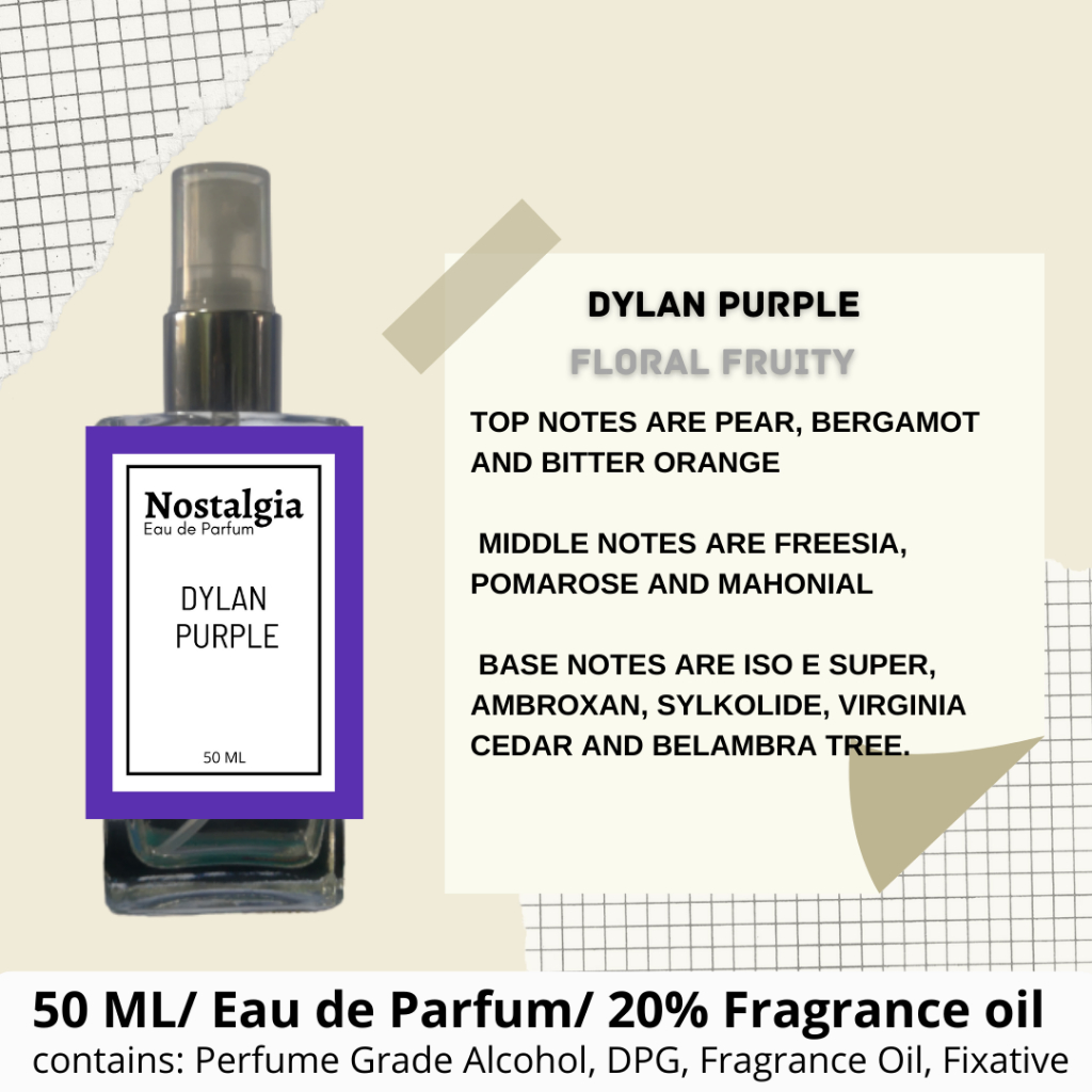 DYLAN PURPLE INSPIRED PERFUME EDP | Shopee Philippines