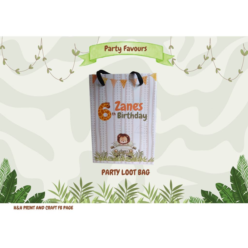 PERSONALIZED LOOT BAG (15 PCS) | Shopee Philippines