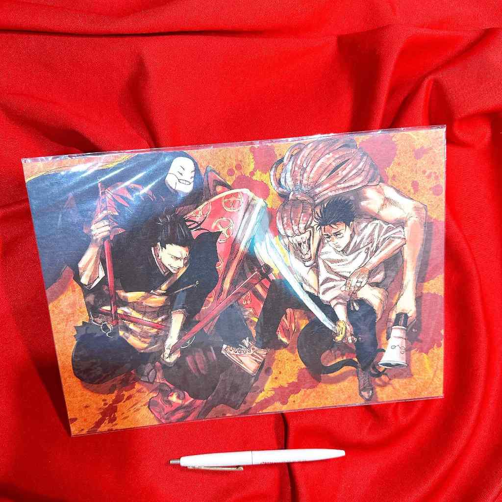 OFFICIAL Jujutsu Kaisen 0 Art Board Geto Suguru vs. Okkotsu Yuuta Yuta ...