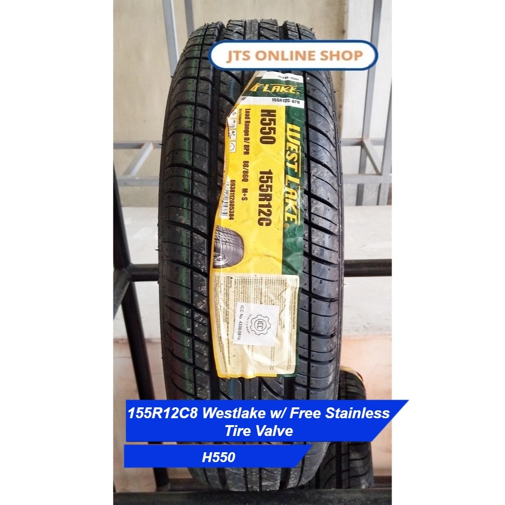 155R12C8 Westlake H550 w/ Free Stainless Tire Valve | Shopee Philippines