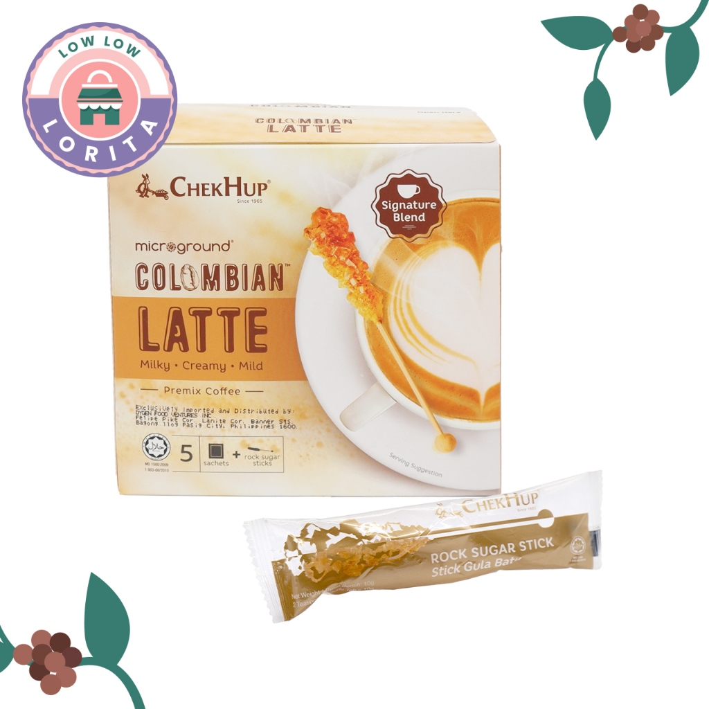 Chek Hup Microground Colombian Latte 23g x 5 sachets | Shopee Philippines