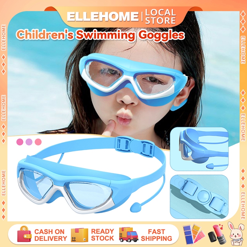 Children's Swimming Goggles Kids Anti-Fog Anti-Leak Silicone with ...