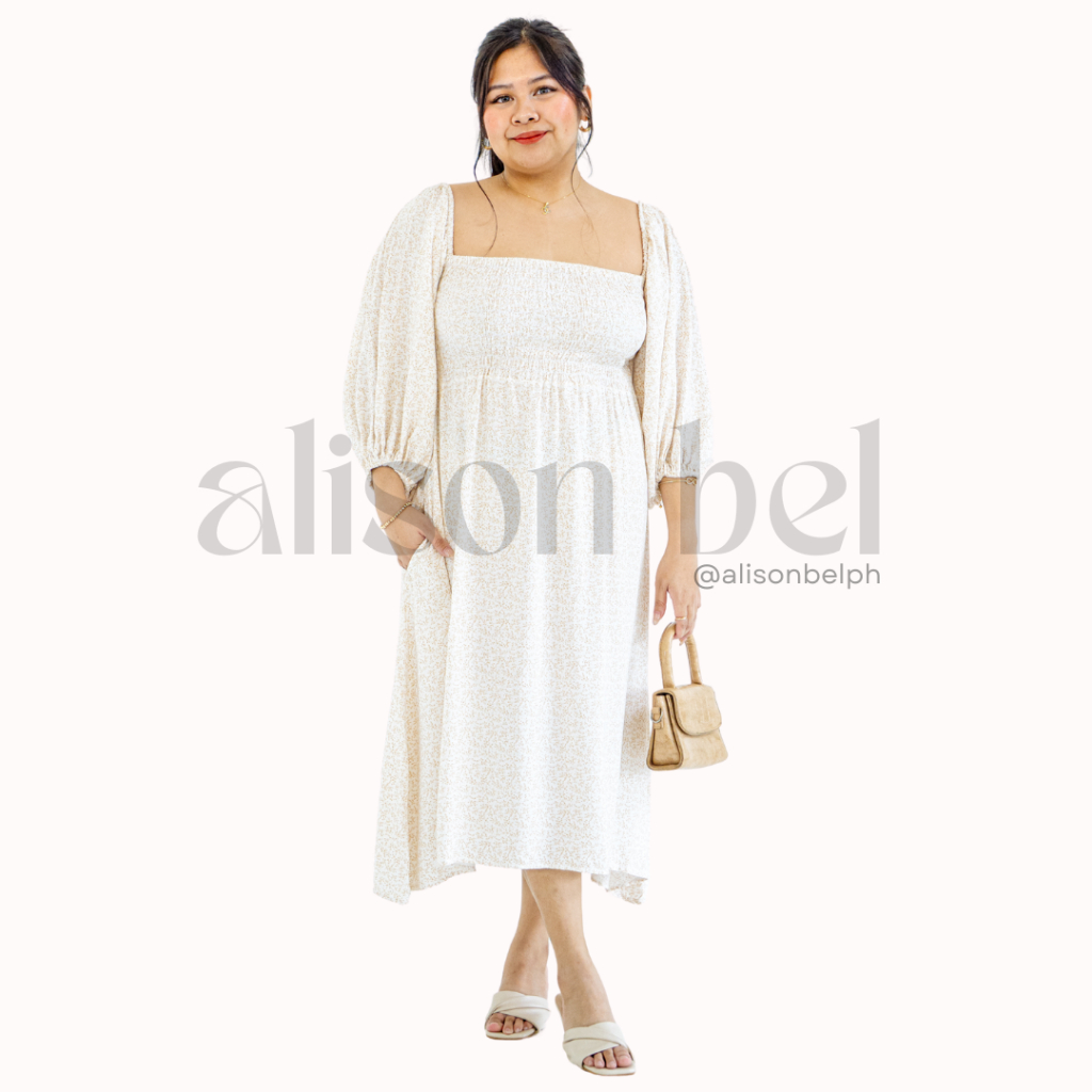 ALISON BEL: Nessa Dress Printed | Shopee Philippines