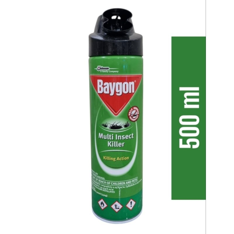 BAYGON MULTI INSECT KILLER KILLING ACTION 500ML/300ML | Shopee Philippines
