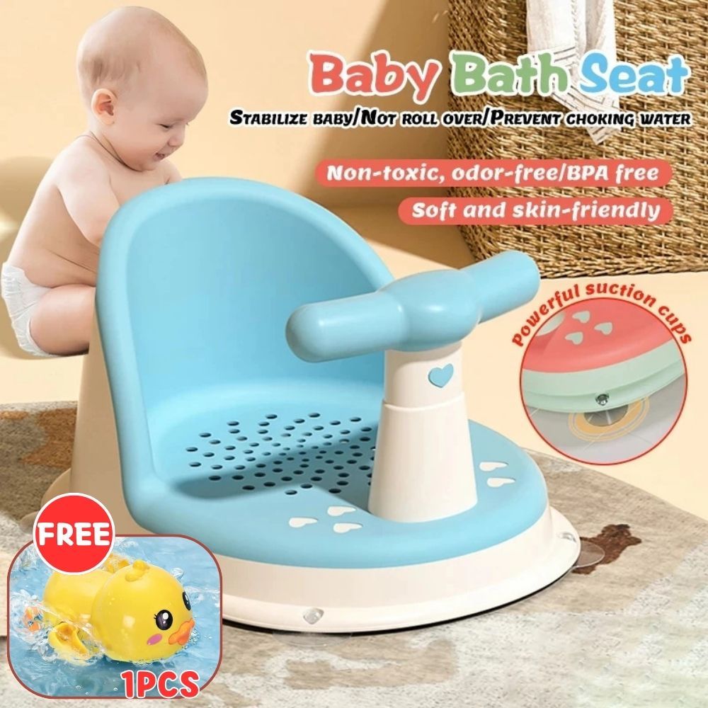 Baby Bath Chair Premium Non Slip Baby Stool 2In1 Infant Bath Seat ...