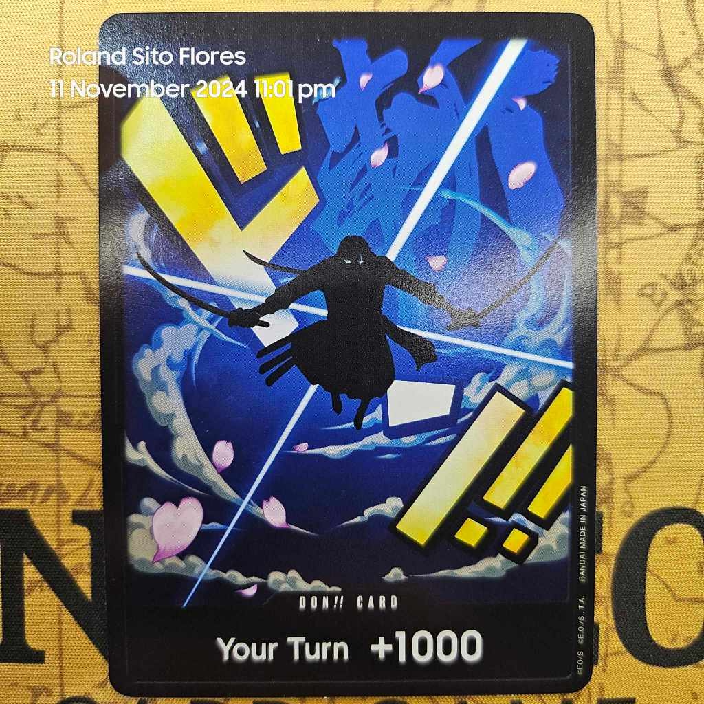 One Piece TCG [ENGLISH] PRB Don!! Card Roronoa Zoro [ENGLISH VERSION ...
