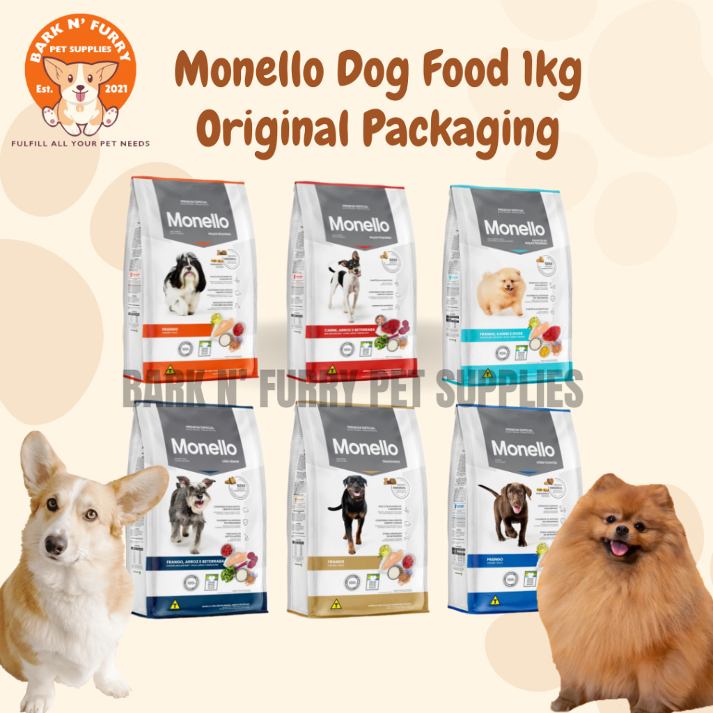 Monello Dog Dry Food 1kg (Original Packaging) | Shopee Philippines