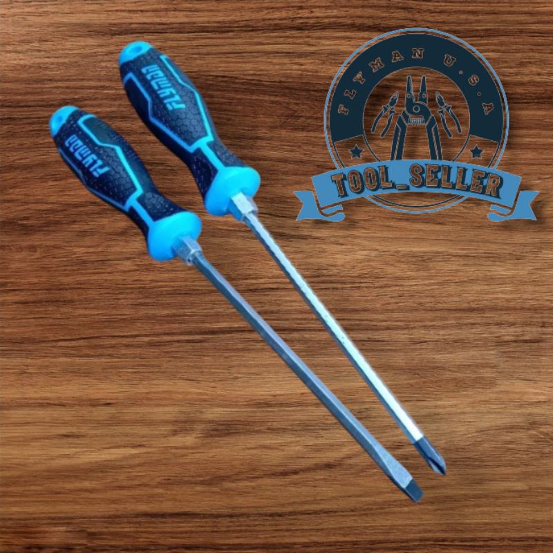 original flyman 2pcs screw driver (Philip)(flat) | Shopee Philippines