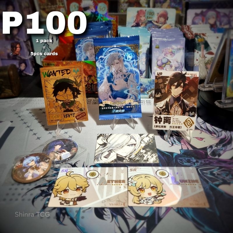 Genshin Impact Cards [Mika brand] | Shopee Philippines