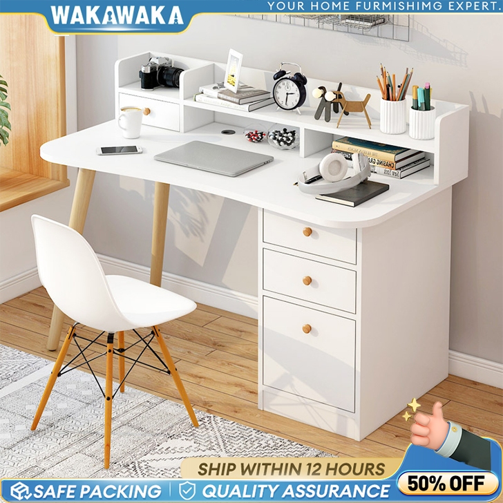 Study Table with Drawer Computer Table Office Table with Drawer Scandinavian Table Desk Table ...