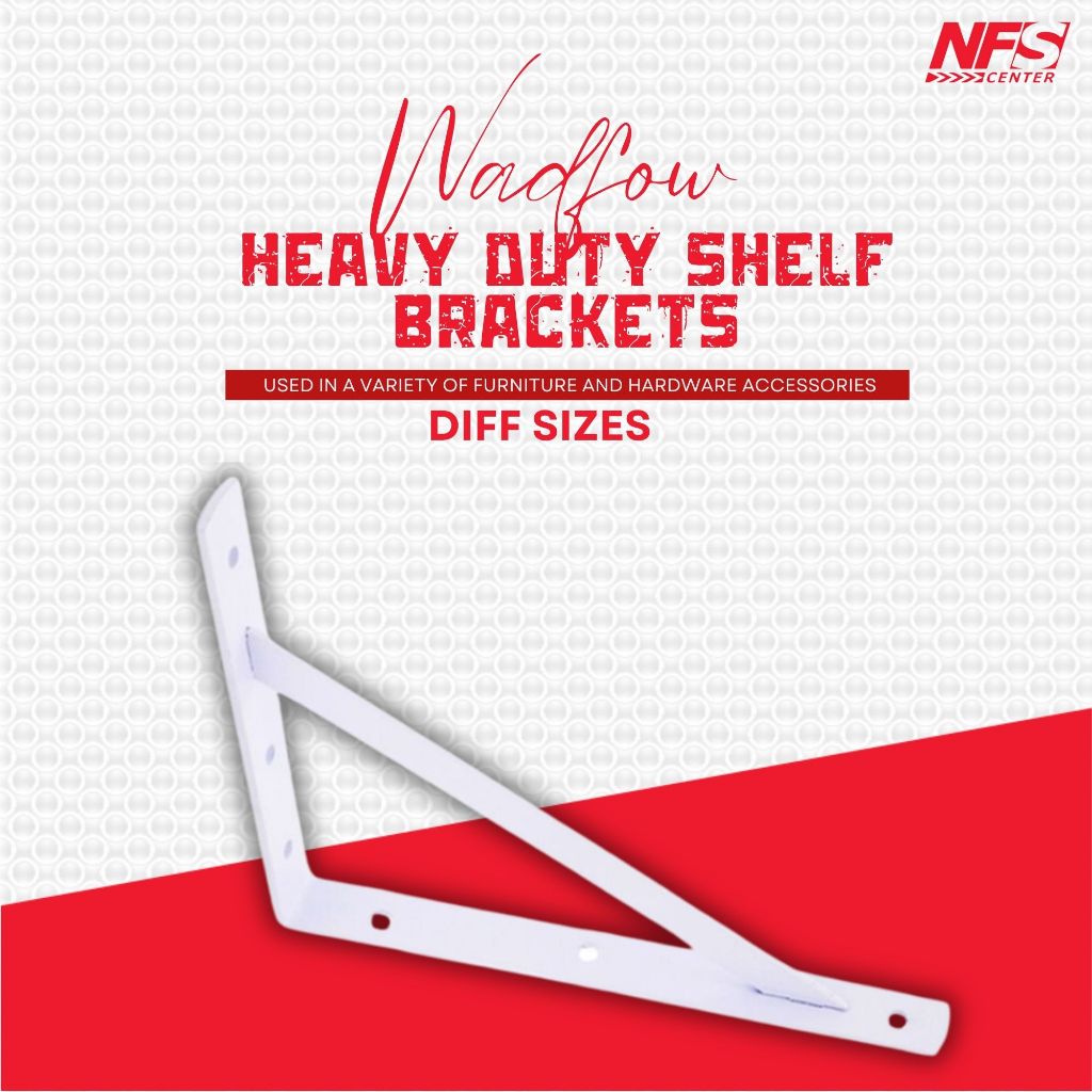 WADFOW Heavy Duty Shelf Brackets 2mm 5" | 6" | 7" | 10" Sold Per Piece ...
