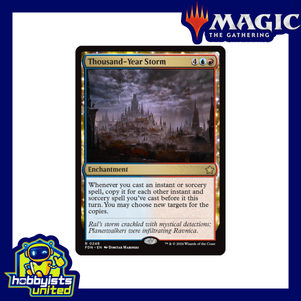 Thousand-Year Storm - Magic: The Gathering (Foundations) | Shopee ...