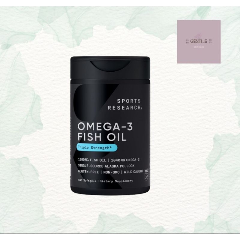 Sports Research Triple Strength Omega 3 Fish Oil | Shopee Philippines