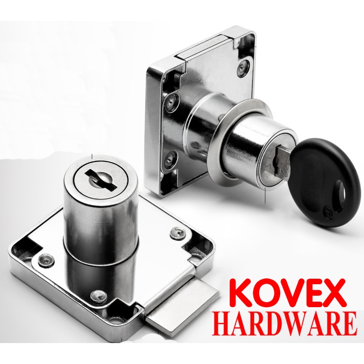 KOVEX Stainless Steel Drawer Lock w/2 Keys Locker Furniture Hardware ...