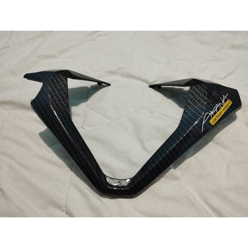 HONDA CLICK FRONT TOP COVER CARBON AKANA | Shopee Philippines