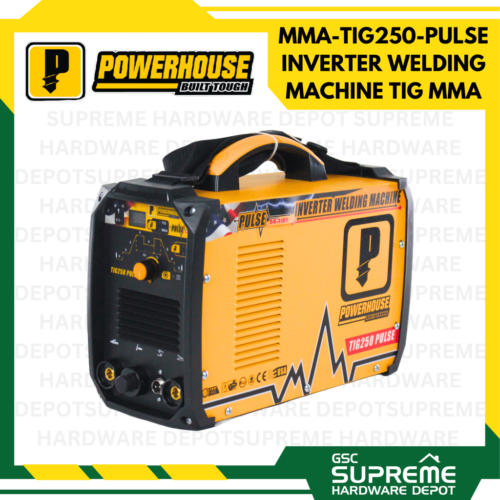 Powerhouse 250A Tig Pulse Series Inverter Welding Machine MMA-TIG-250 ...