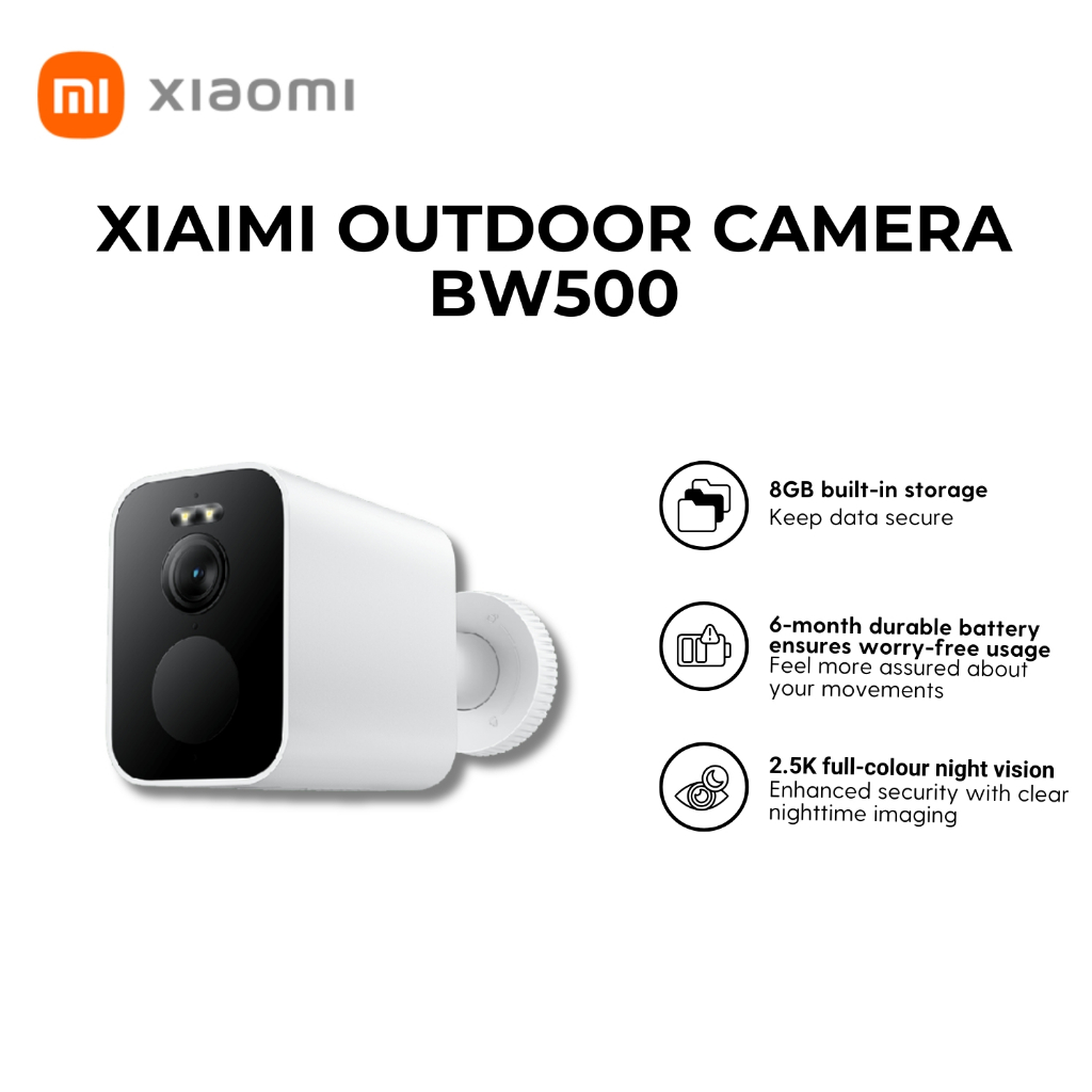 XIAOMI OUTDOOR CAMERA BW500 | Shopee Philippines