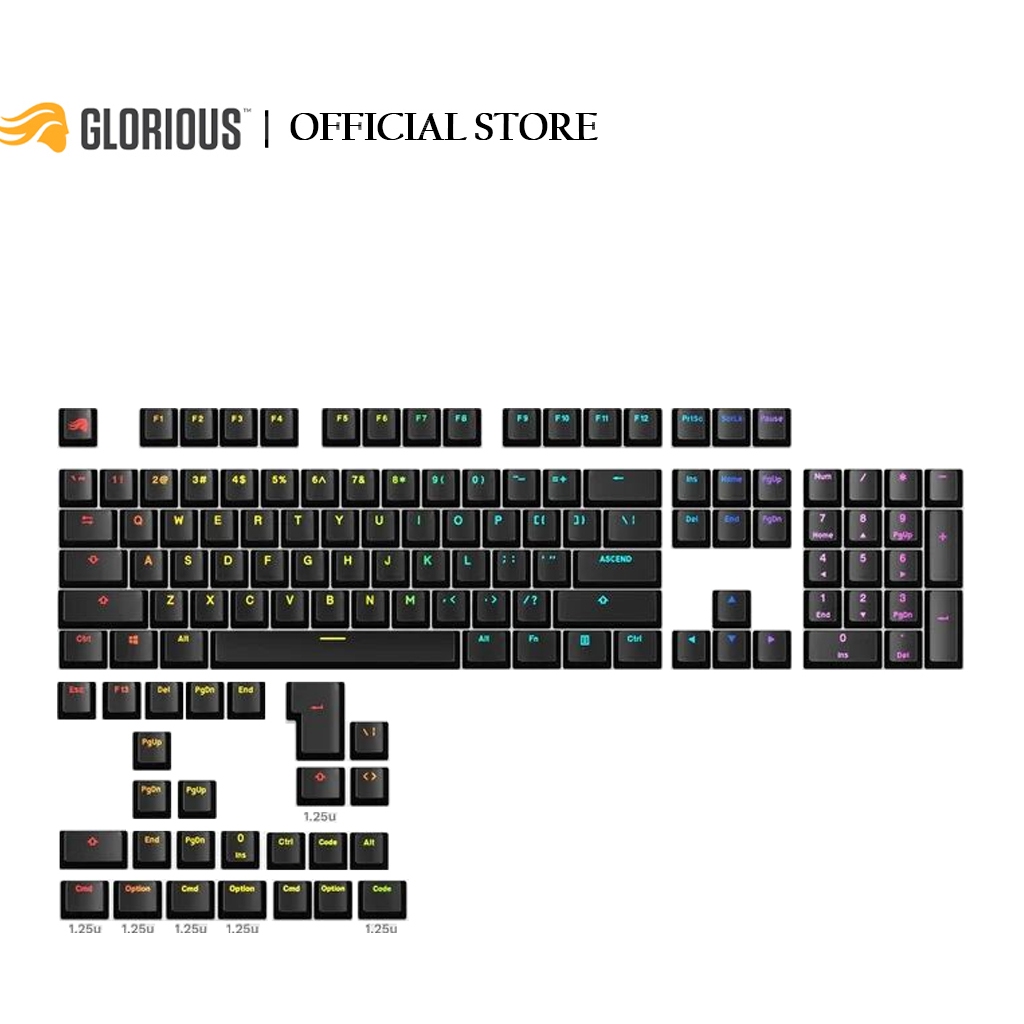 Glorious GPBT Backlit Keycaps | Shopee Philippines
