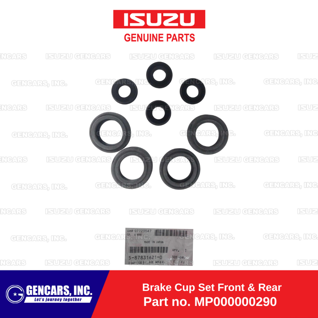 Isuzu Brake Cup Set Front & Rear for NPR (MP000000290) (Genuine Parts ...