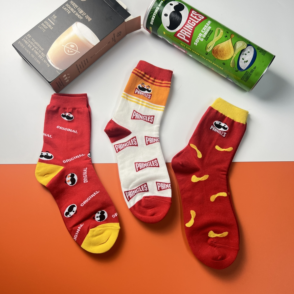 Korean Socks - American Potato Chips Food Socks - Iconic Socks | Shopee ...