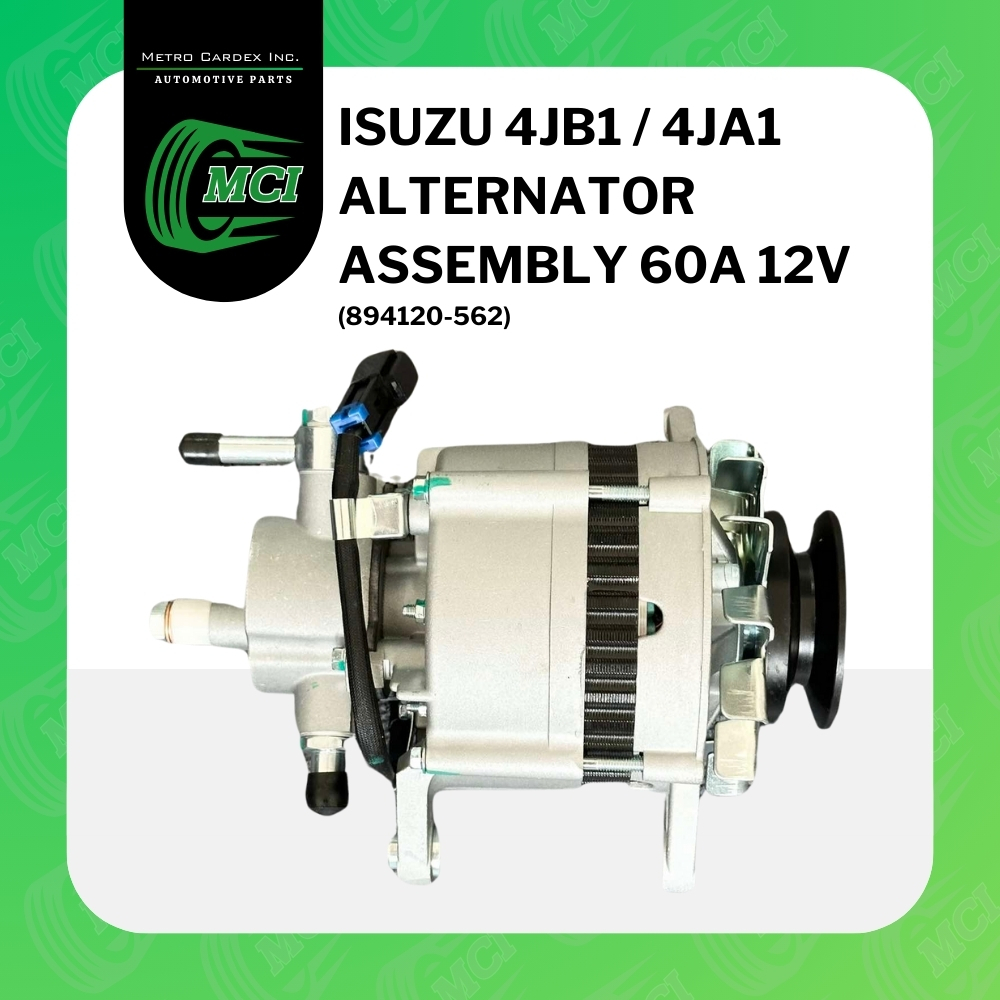 ALTERNATOR ASSEMBLY ASSY Isuzu 4JB1 / 4JA1 60A Amp 12V Volts 894120-562 ...