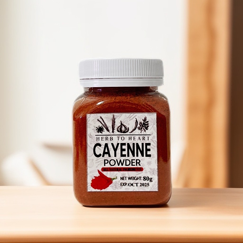 Cayenne Powder 80g_All Natural Herbs & Spices by Herb to Heart | Shopee ...