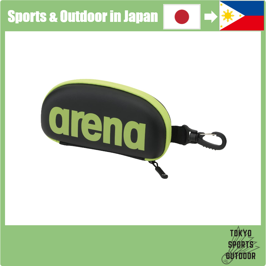 【Japan Quality】 Arena Swimming Goggle Case Black × Yellow ARN-6442 ...