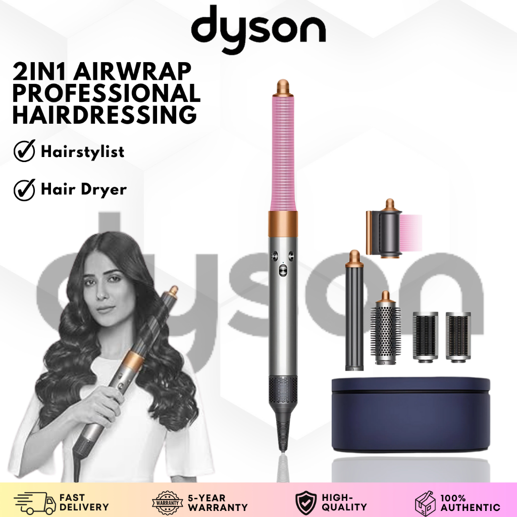 2-in-1 Professional Hair Styler & Dryer| Long Hair Curler| Blow Dryer ...