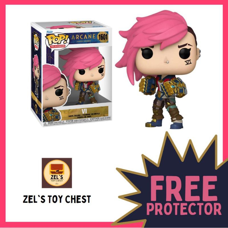 Funko Pop! League of Legends Arcane: Vi with Free Protector [Zel's Toy ...