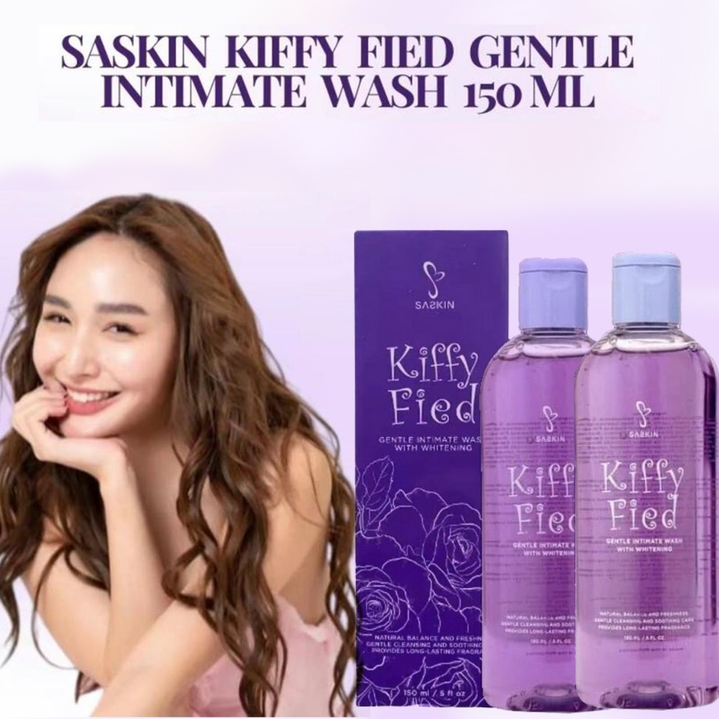 SASKIN KIFFY FIED GENTLE INTIMATE WASH WITH WHITENING 150ML | Shopee Philippines