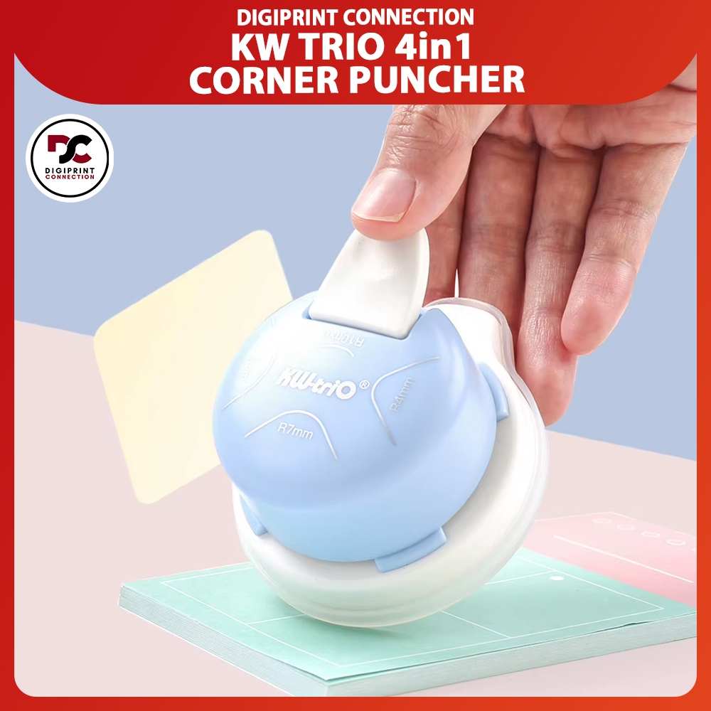 Kw Trio 4in1 Corner Puncher Multifunctional DIY Round Cutter Corner ...
