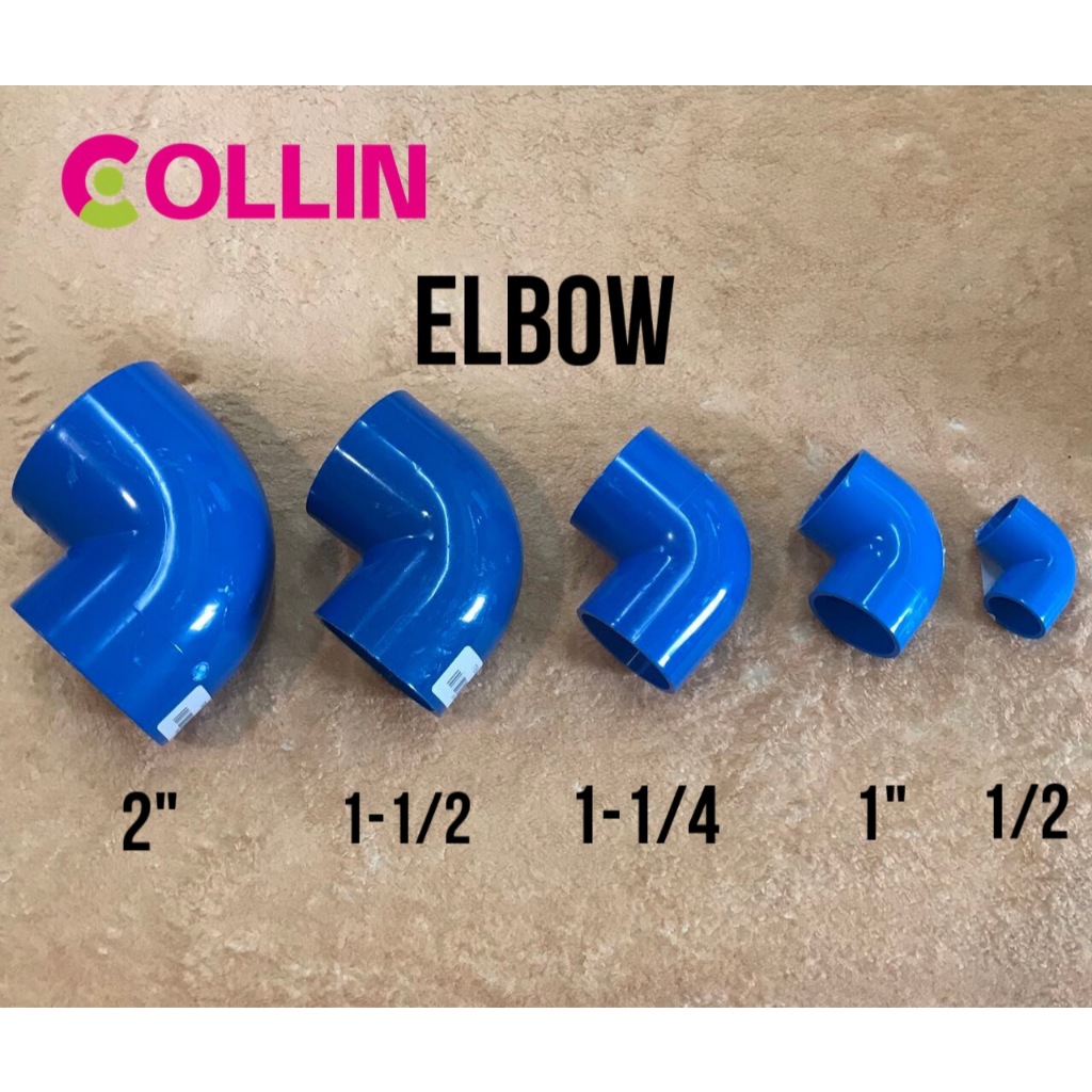 PVC BLUE ELBOW 1-1/4 1-1/2 2 PVC BLUE FITTINGS PIPE PUMP PARTS | Shopee ...