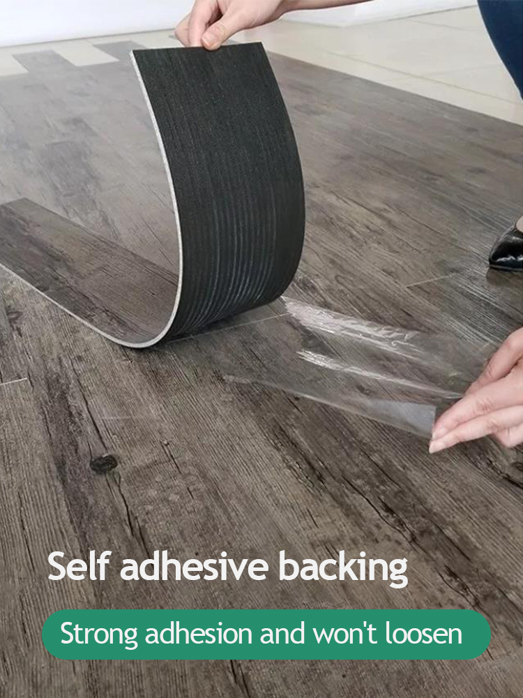 AIODIY Floor Sticker PVC( 91.44* 15.24cm) Thick Adhesive 3D Vinyl Floor ...
