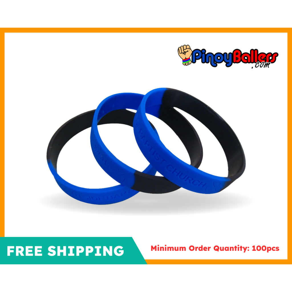 Debossed Baller Bands – Custom Silicone Wristbands for Events ...