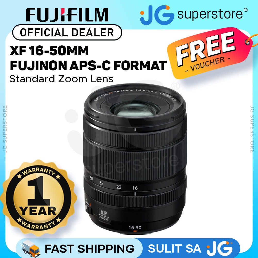 FUJIFILM XF 16-50mm F/2.8-4.8 R LM WR APS-C X-Mount Fujinon Standard Zoom Lens AF Autofocus ...