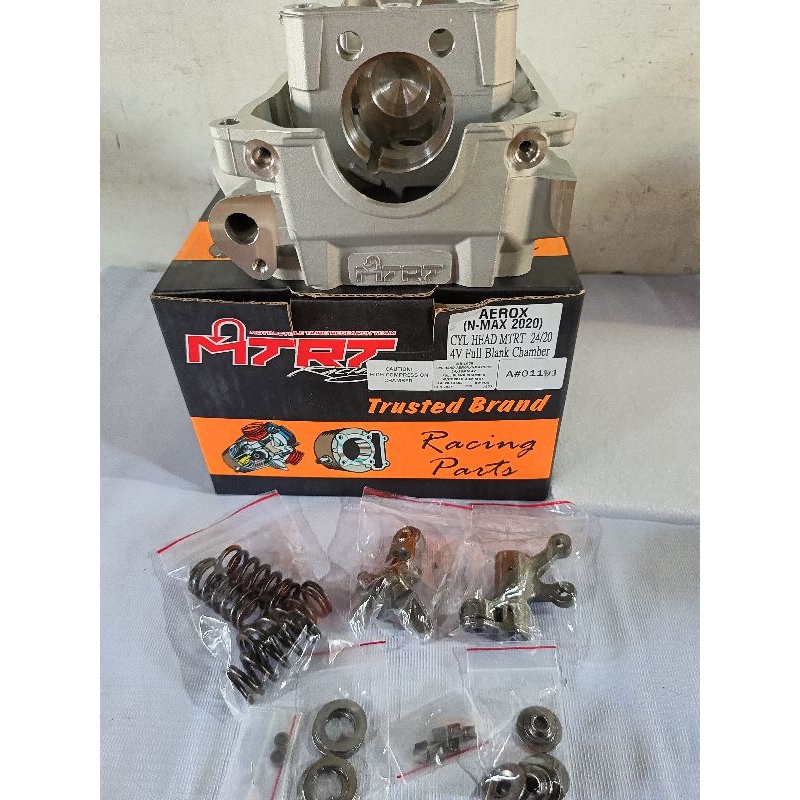 MTRT CYLINDER HEAD 24/20 NMAX V2/ AEROX FULL BLANK CHAMBER | Shopee ...