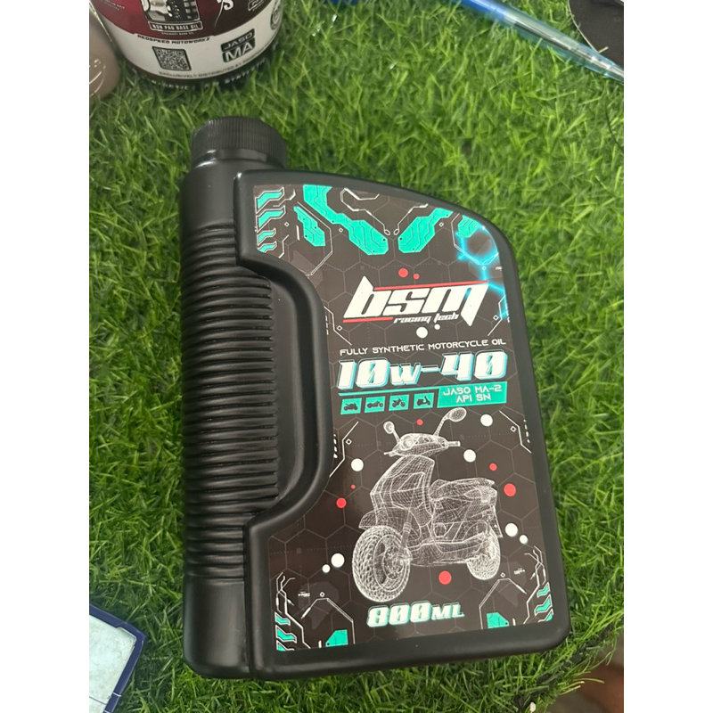 BSM FULLY SYNTHETIC MOTORCYCLE OIL 10w-40 | Shopee Philippines