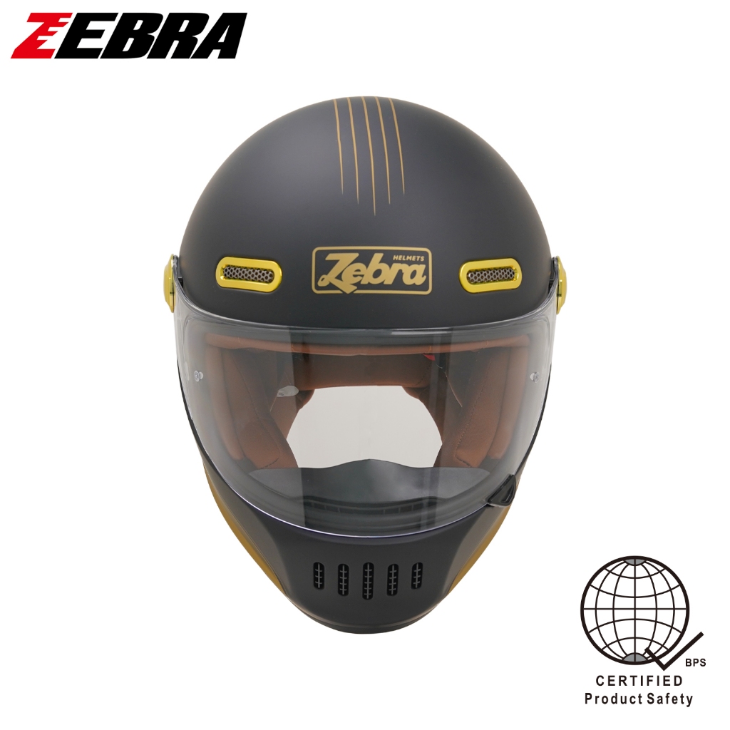 ZEBRA 577 Vertuoso Spike Retro Style Full Face Helmet | Shopee Philippines