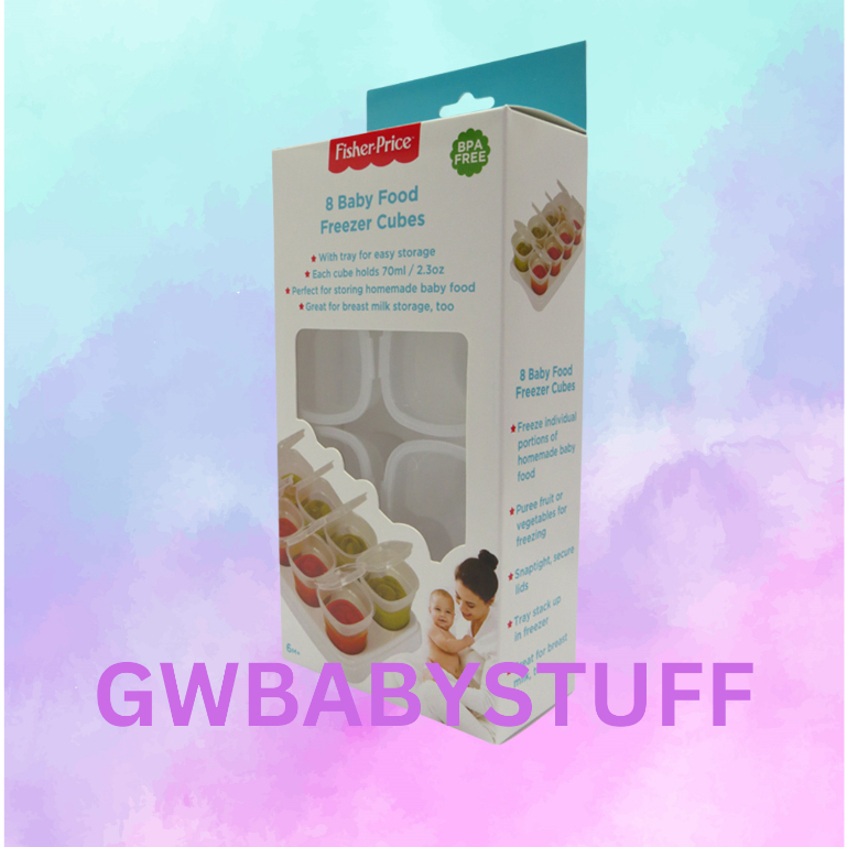 Fisher Price Feeding Dish 8 Baby Food Freezer Cubes w/Tray | Shopee ...