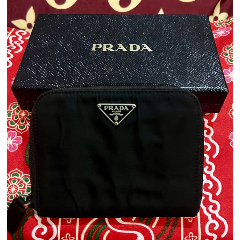 Authentic PRADA Bifold Wallet | Shopee Philippines