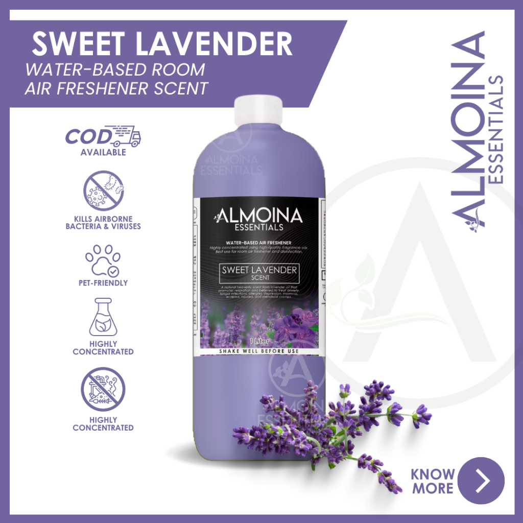 Sweet Lavender Scent Water-based Premium Room Spa Hotel Air Freshener ...