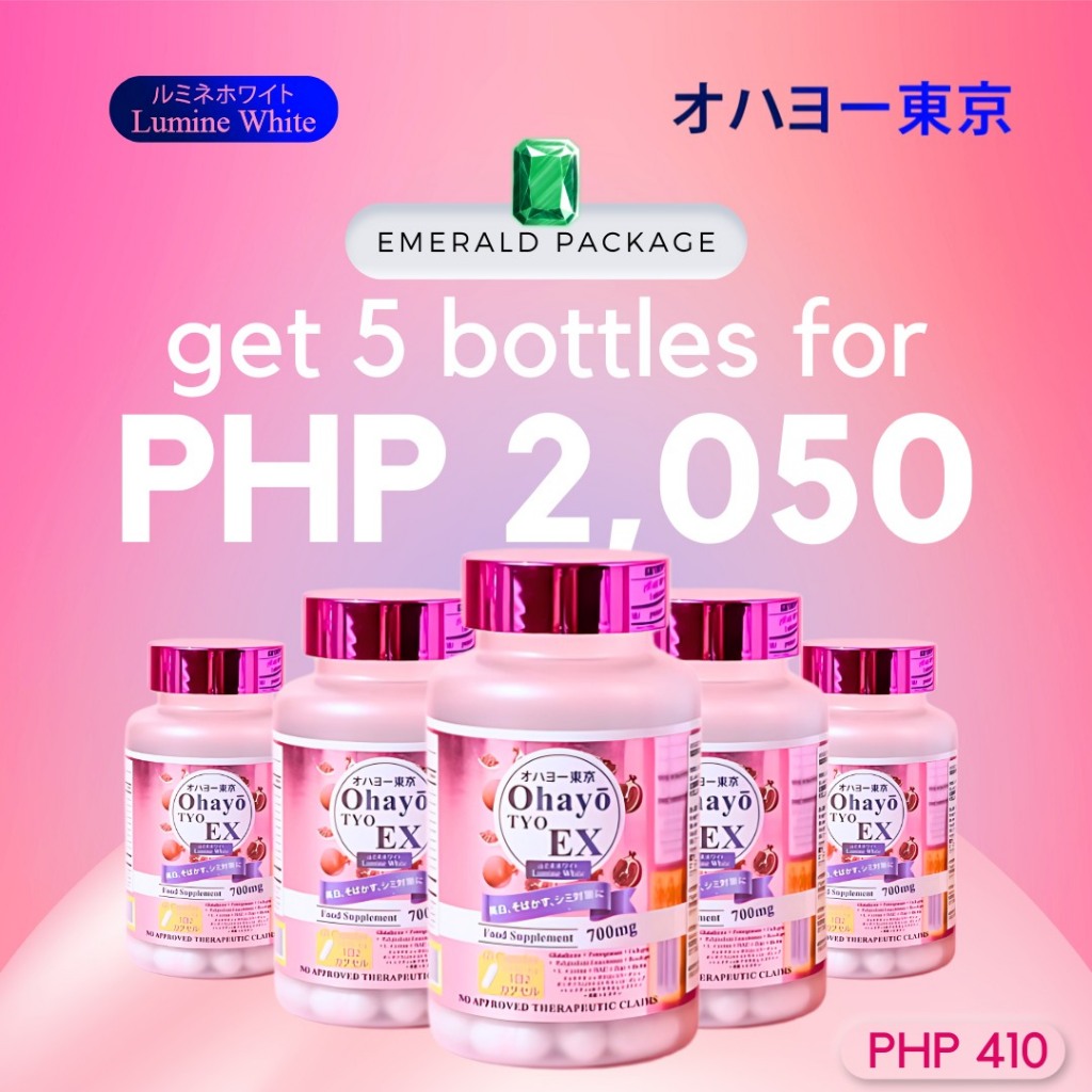 Ohayo TYO EX Lumine White Reseller Package | Shopee Philippines