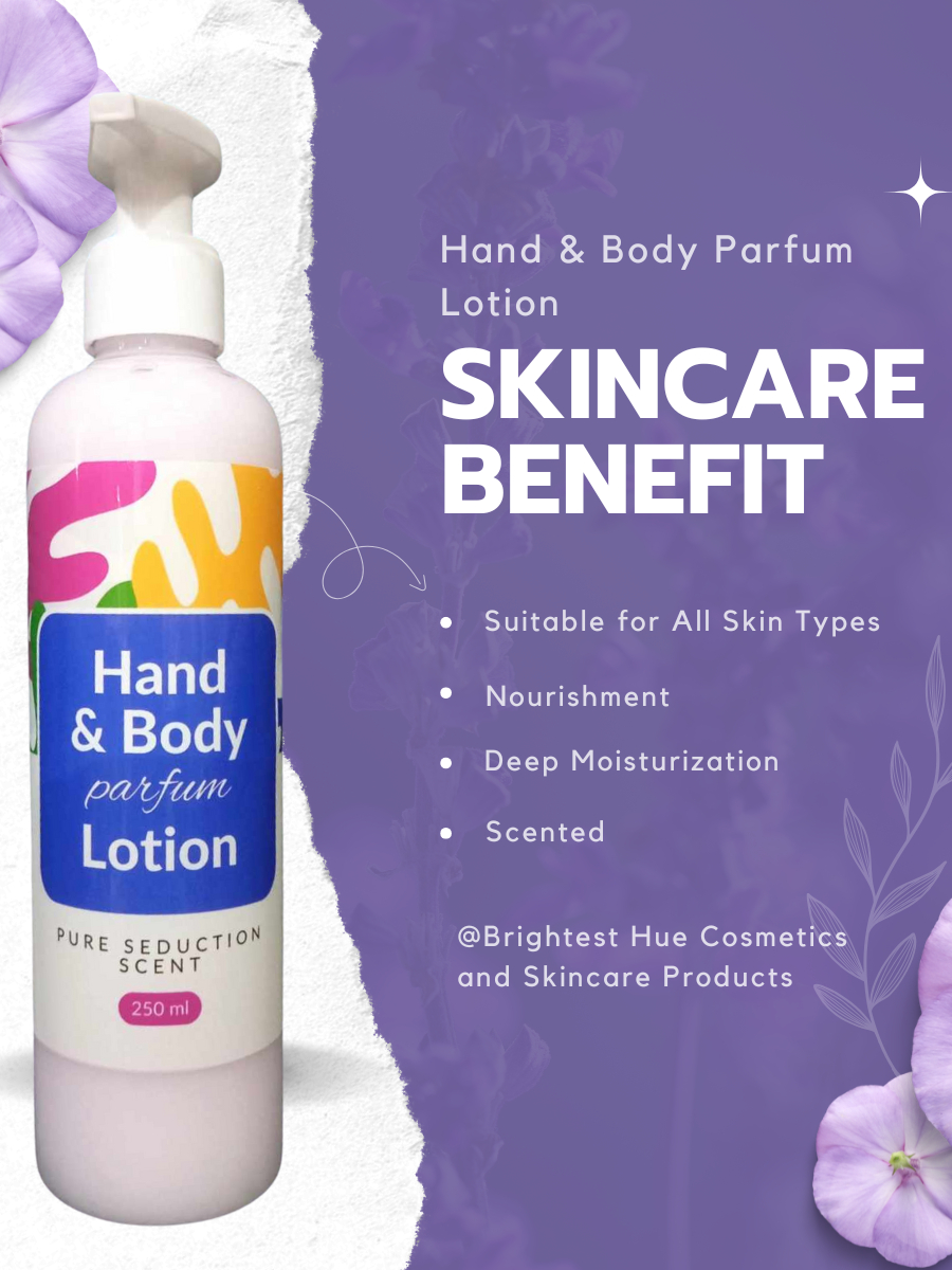 BH Hand & Body Parfum Lotion Scented Hand & Body Lotion Pure Seduction ...