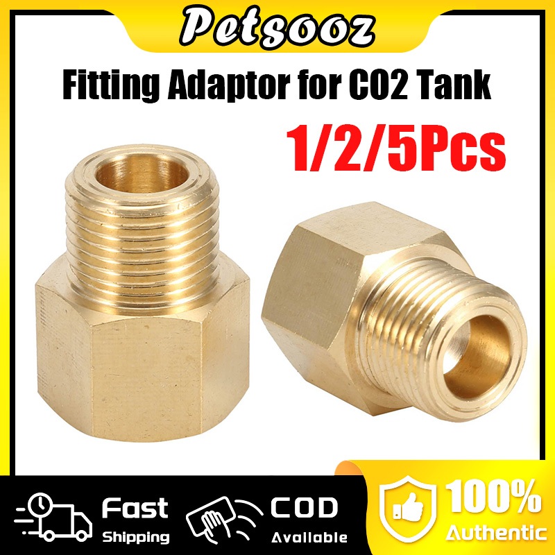 CO2 Tank adapter connector Solid Brass Fitting adapter for CO2 tank ...