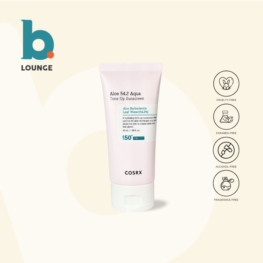 COSRX Aloe 54.2 Aqua Tone Up Sunscreen SPF 50+ PA++++ 50ml | Shopee Philippines