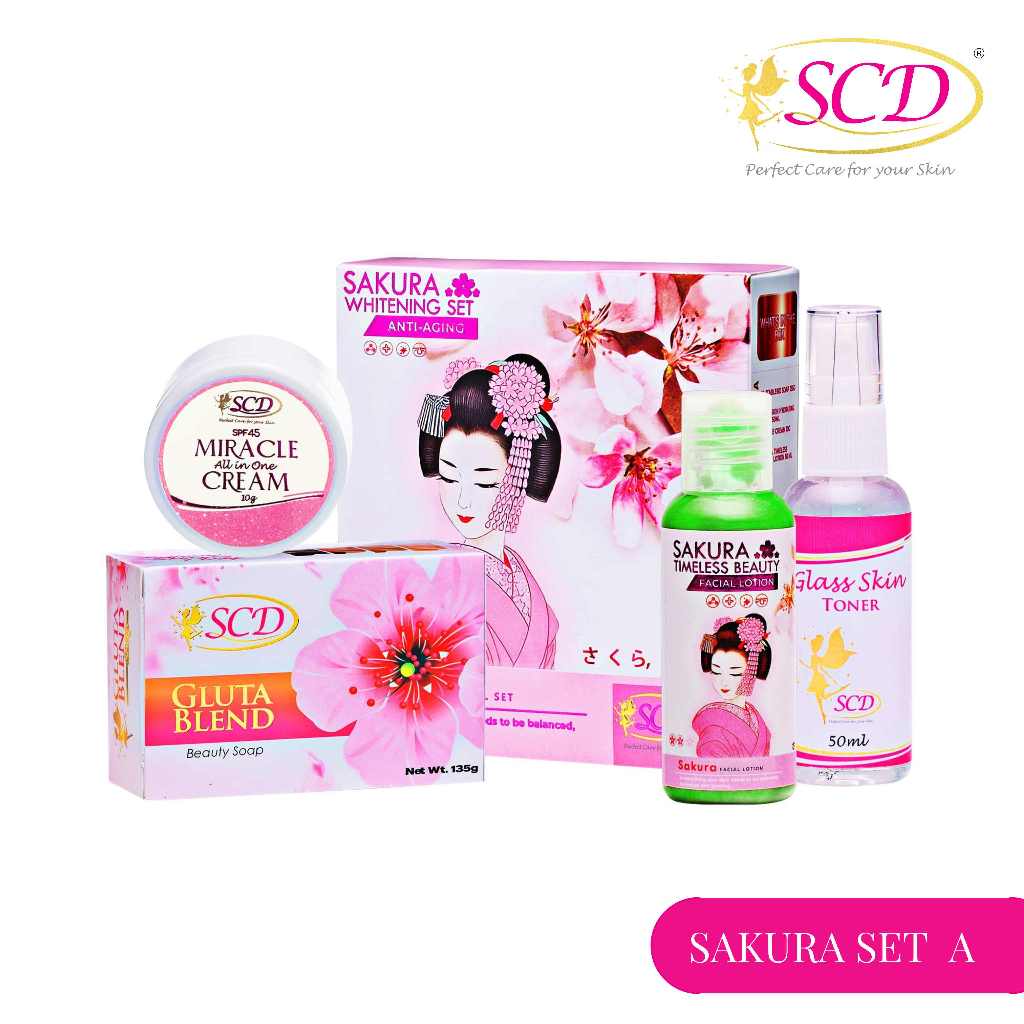 SCD Sakura Sets (for achieving Glass-looking Skin) | Shopee Philippines